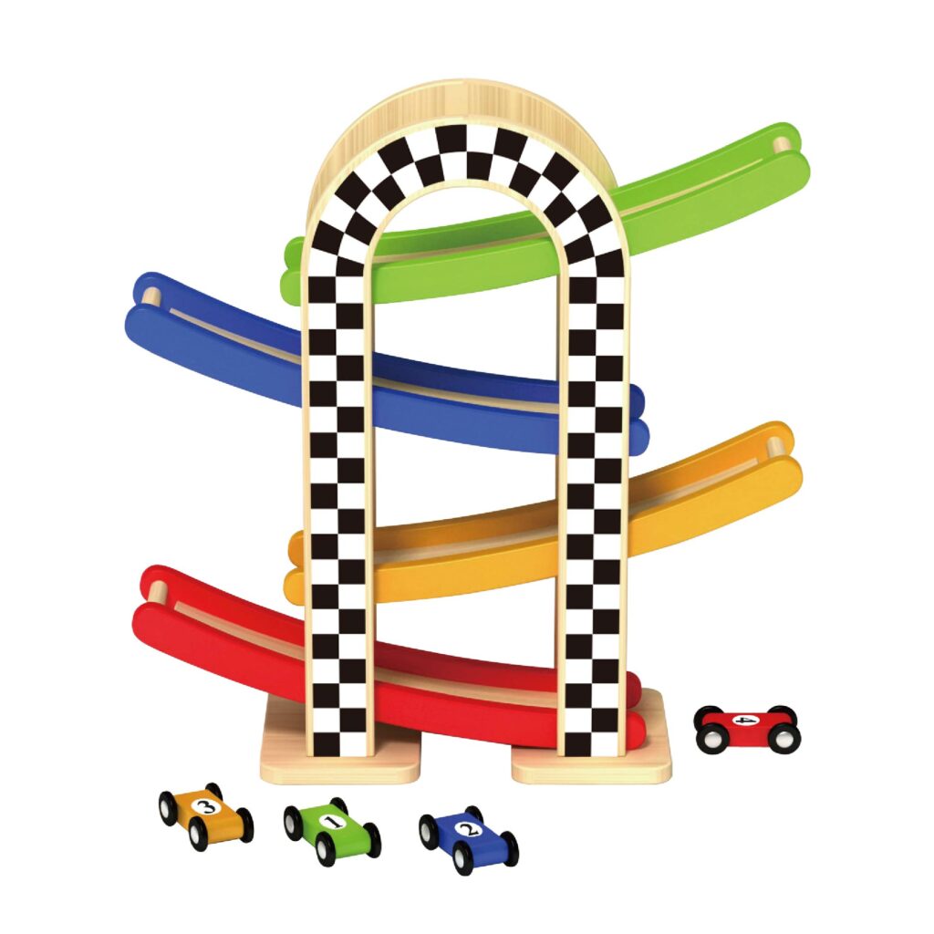 Wholesale Ramp Racer Race Track For Toddlers And 3 Woo Wooden Race ...