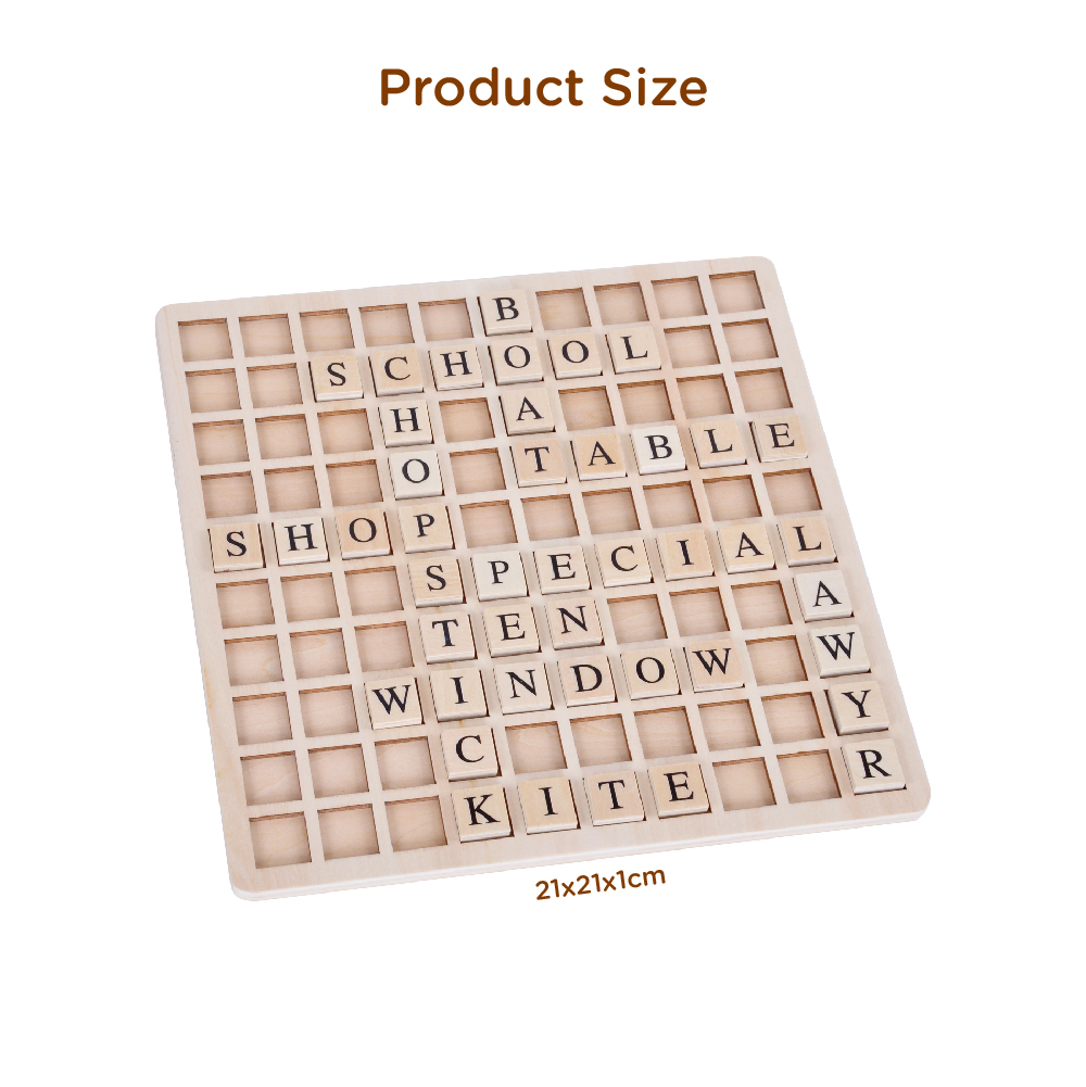 Wholesale High Quality Children Educational Wooden Spelling Game Word ...